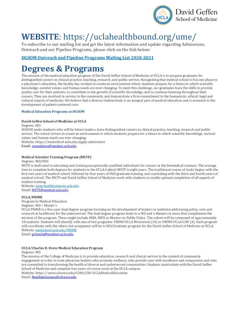 Virtual Event Materials – Doctors On Board Pipeline Program